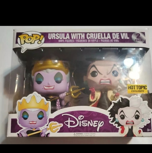 Funko | Other | New Funko Pop Ursula 23 Cruella De Vil 233 Hot Topic ...